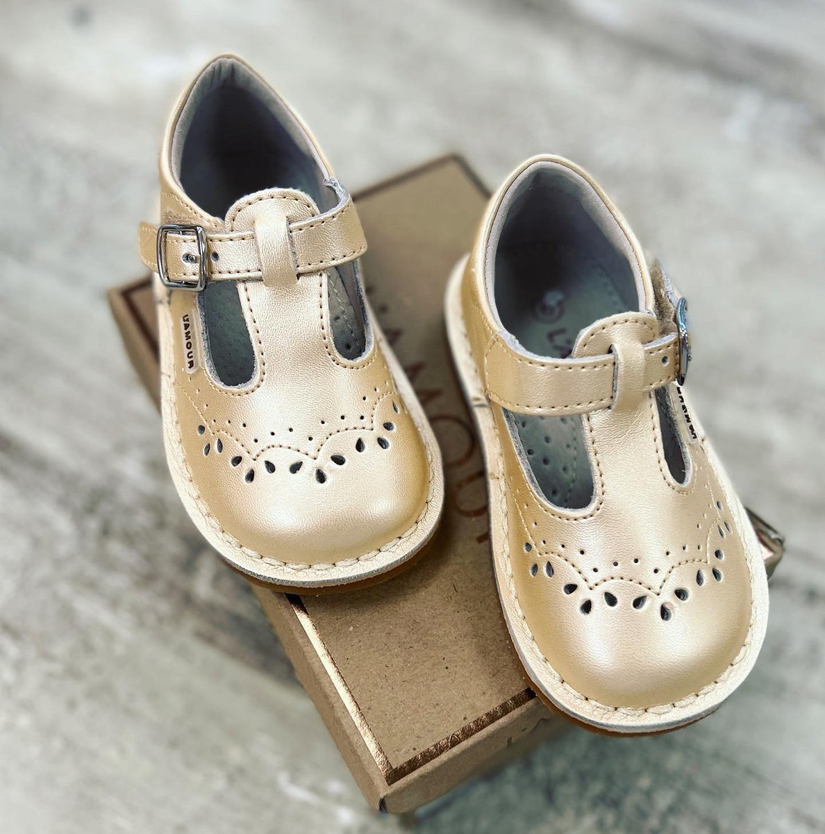 La'mour Ruthie Mary Jane Champagne – Purdy Kids